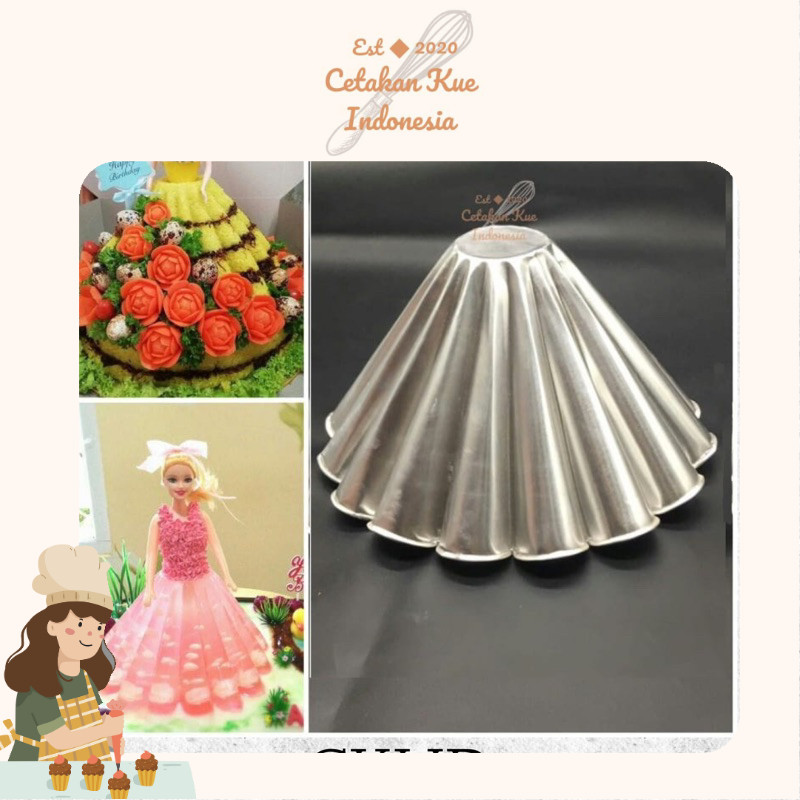 Jual {CKI} Loyang Tumpeng/ Puding Rok Barbie | Shopee Indonesia