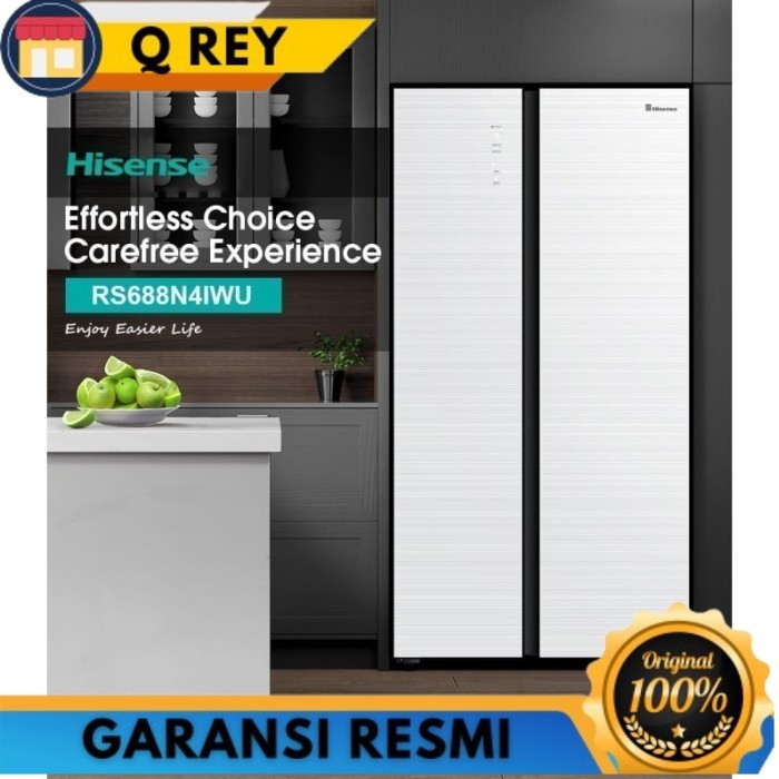 Jual HISENSE KULKAS SIDE BY SIDE REFRIGERATOR HISENSE GARANSI 25TH ...