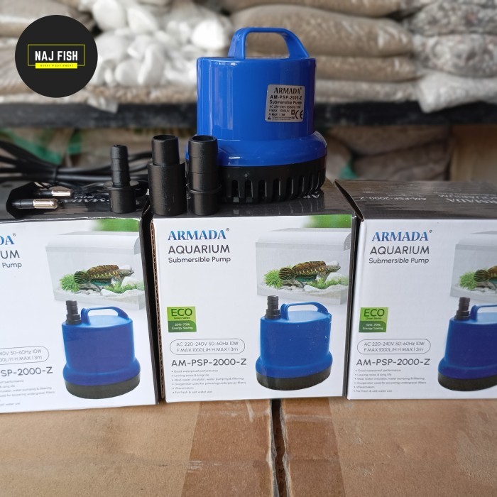 Jual Pompa Aquarium Aquascape Armada AM PSP 2000 1000L/H Kenceng Low ...