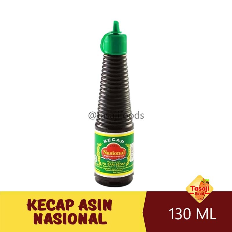 Jual Kecap Asin Nasional 130 ML Kecap Asin Botol | Shopee Indonesia