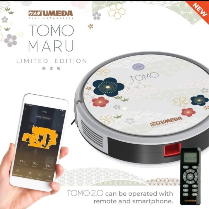 Jual umeda vacuum cleaner robot & mop Tomo Maru limited edition + suki ...