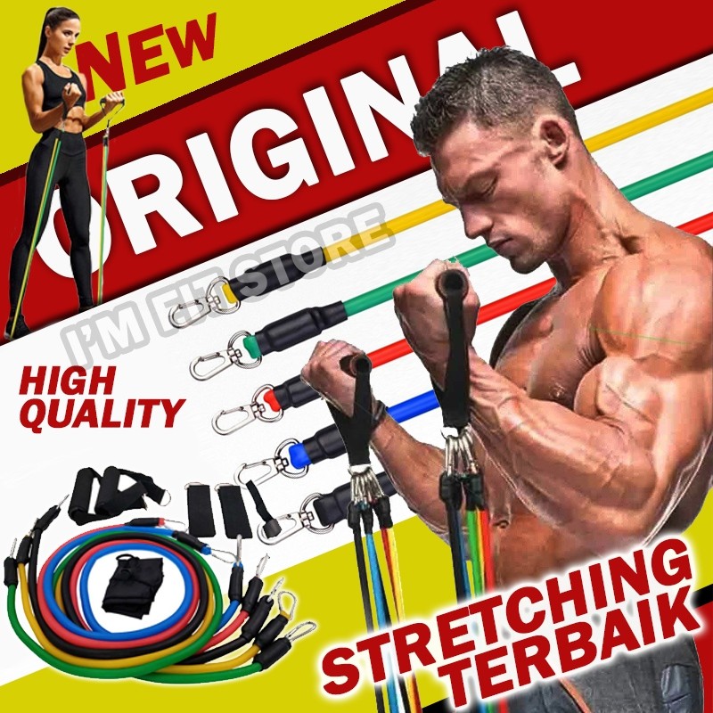 Jual AQ21 Tali Karet Gym Olahraga Workout Tali Karet Untuk Buat Fitnes ...