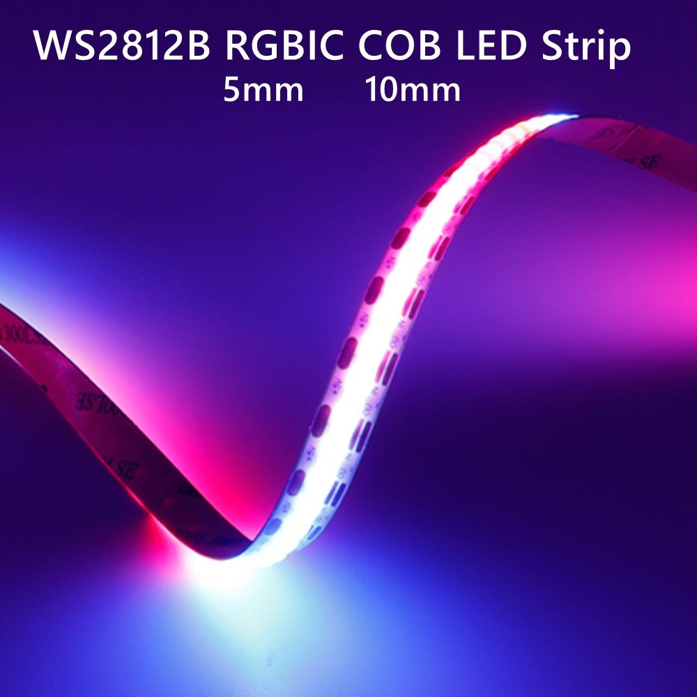 Jual WS2812B RGBIC Individually Addressable COB LED Strip WS2812 High ...