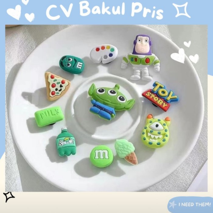 Jual Jibbitz Crocs 1 Set Toy Story isi 12 Pcs Jibbitz Crocs Original ...