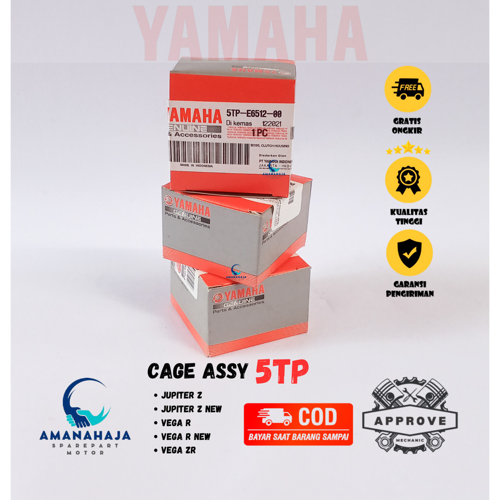 Jual ( GARANSI ) ORI CAGE ASSY / BENTENGAN KOPLING MOTOR JUPITER Z (5TP ...