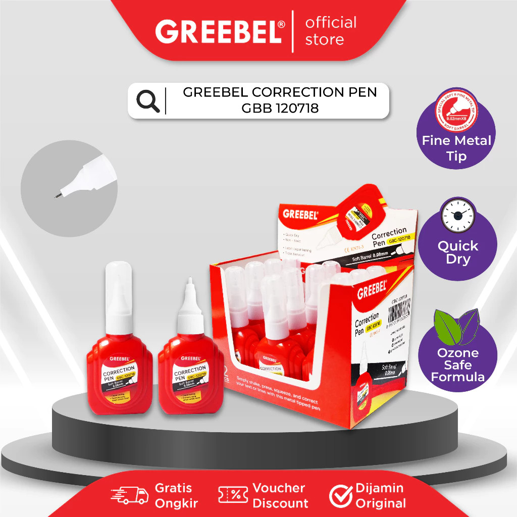 Jual GREEBEL Correction Pen GBC 120718 (1pc) | Shopee Indonesia