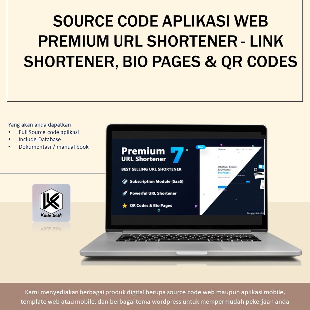 Jual SOURCE CODE APLIKASI WEB PREMIUM URL SHORTENER - LINK SHORTENER, BIO PAGES & QR CODES ...