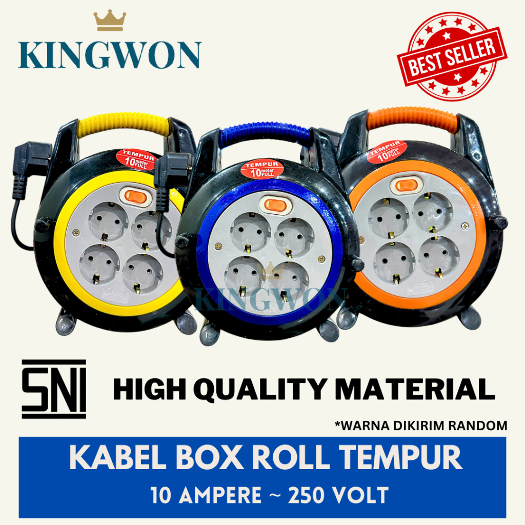 Jual ROLL KABEL BOX KABEL 5 M 10 M 15 M COLOKAN LISTRIK STOP KONTAK ...