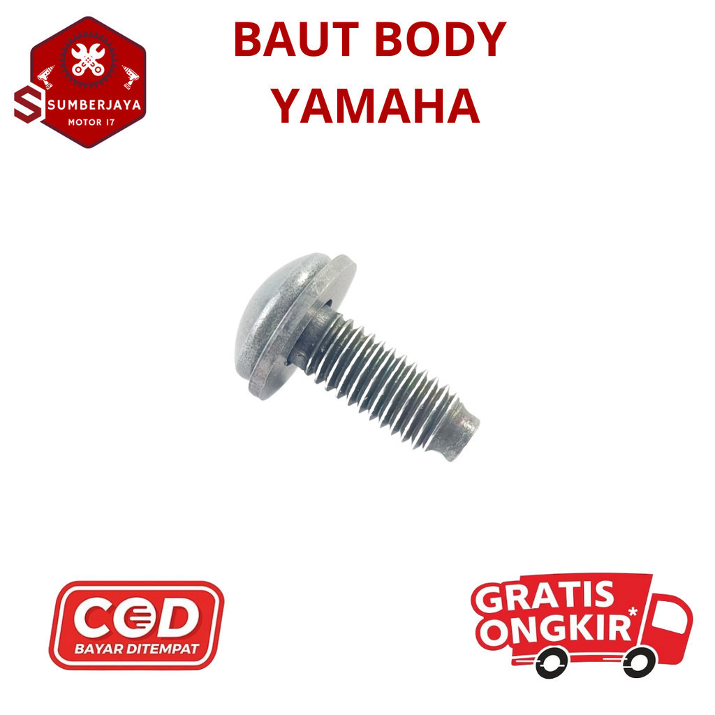 Jual Baut Body Yamaha / Baut Cover Dek Body Motor Yamaha Original untuk ...