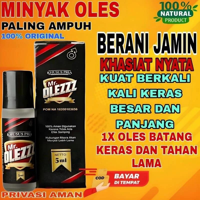 Jual BEST PROMO!!! OBAT KUAT PRIA TAHAN LAMA MR.OLEZZ 100%ORIGINAL-HERBAL PEMBESAR MR.P ORI ...