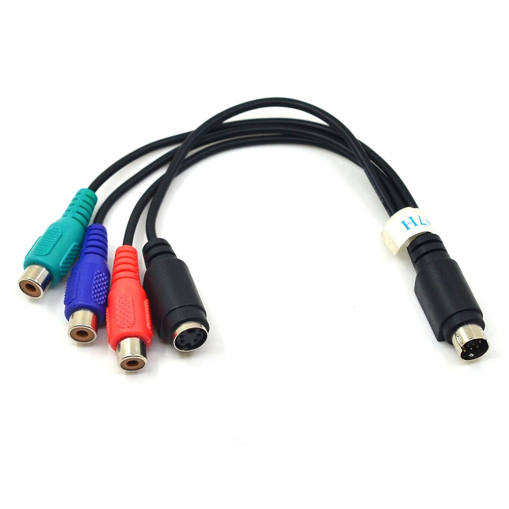 Jual 7 Pin S-Video to Female RGB/ 3 RCA and 4 pin S-Video Female ...