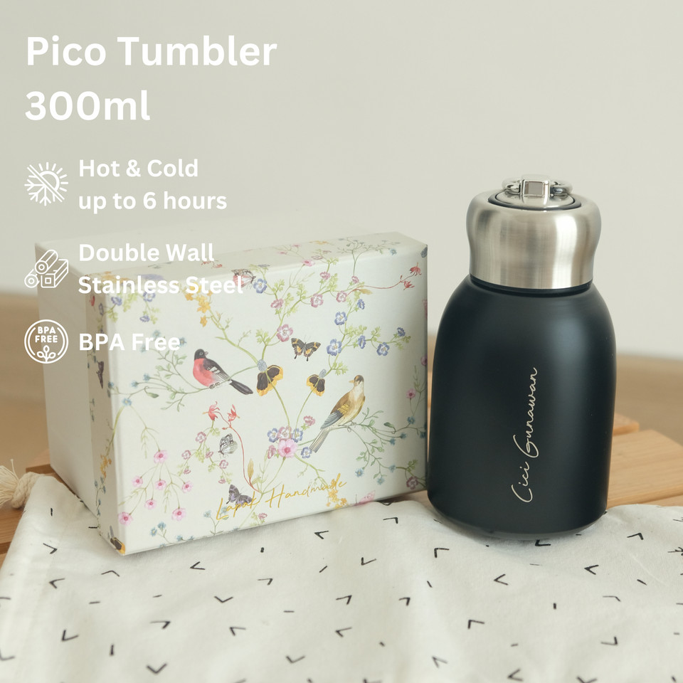 Jual Giftsential Pico Tumbler 300ml - Botol Minum Double Wall Stainless Steel Anti Tumpah Vacuum ...