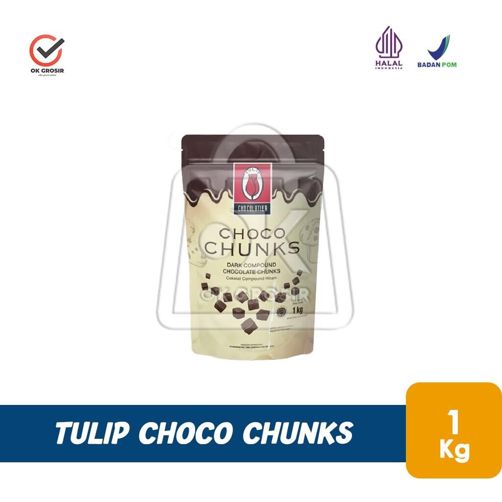 Jual Cokelat Dadu Dark Compound Chunk Tulip Choco Chocolate Bentuk ...