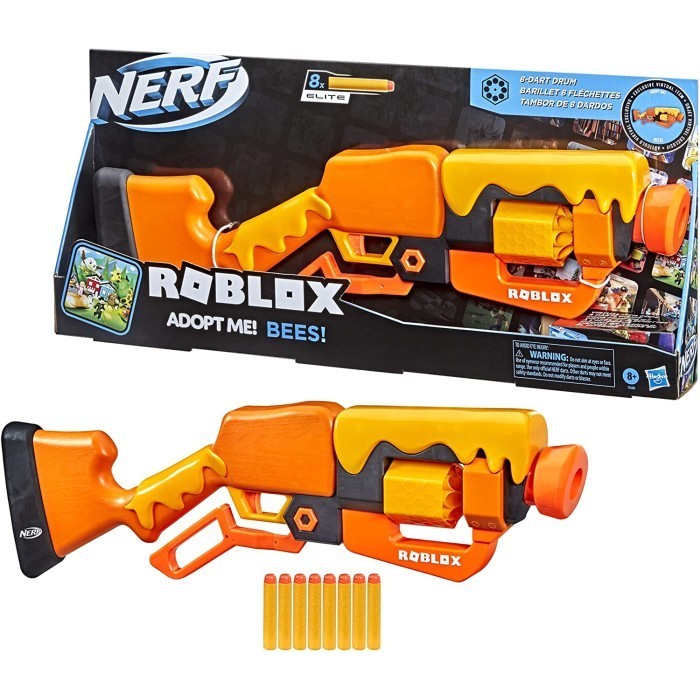 Jual NERF Roblox Adopt Me BEES Blaster 8 Elite Darts Code to Unlock in ...