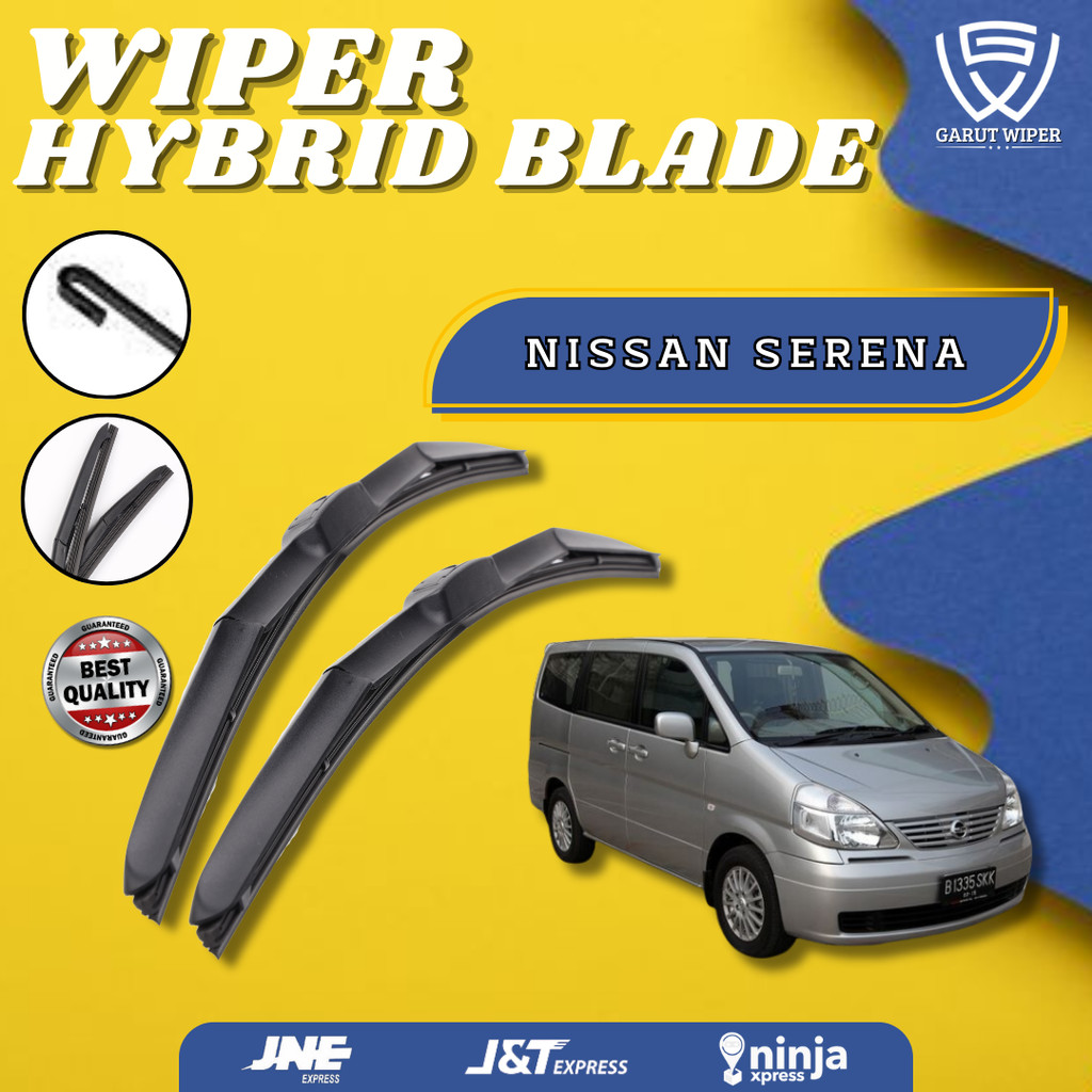 Jual Wiper Premium Hybrid Blade Mobil Nissan Serena C24/C26 isi 2PCS ...