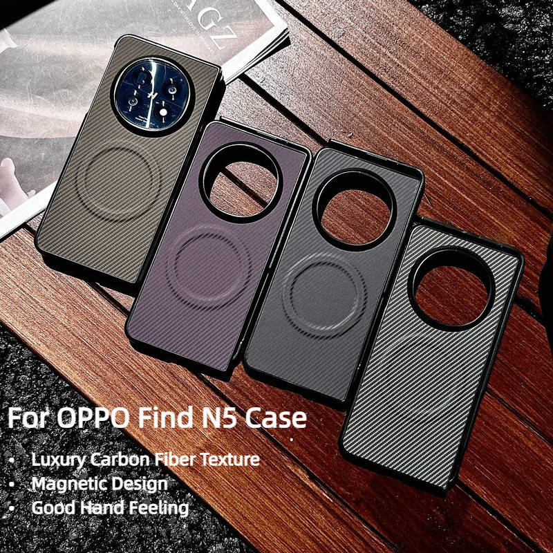 Jual Untuk OPPO Cari N5 Kasus Luxury Carbon Fiber Texture PC Hard ...