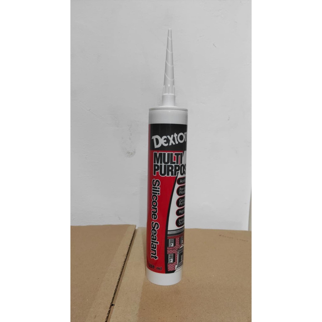 Jual Lem Silicone Sealant Dextone Multi Purpose Silikon Asam Black 300ml | Shopee Indonesia