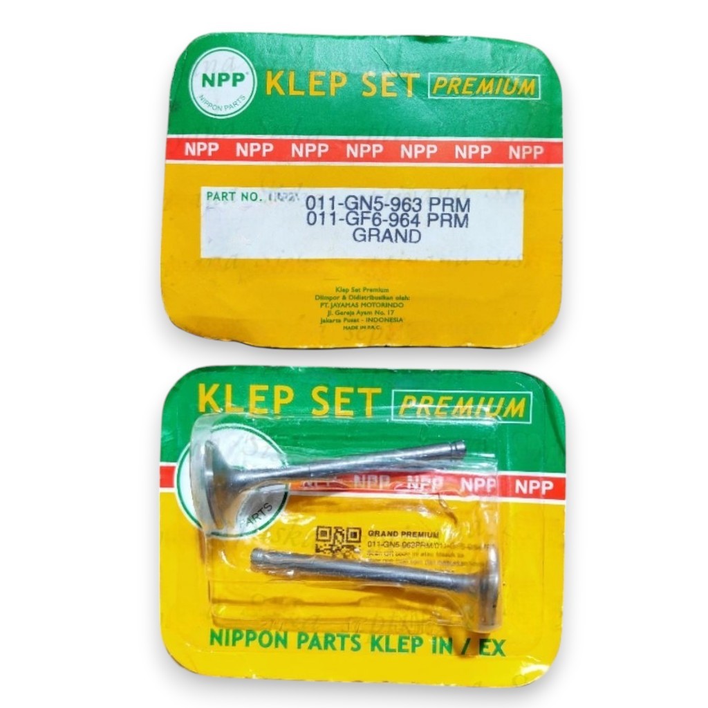 Jual Payung KLEP SET Valve IN/EX PREMIUM GRAND GN5 NPP | Shopee Indonesia