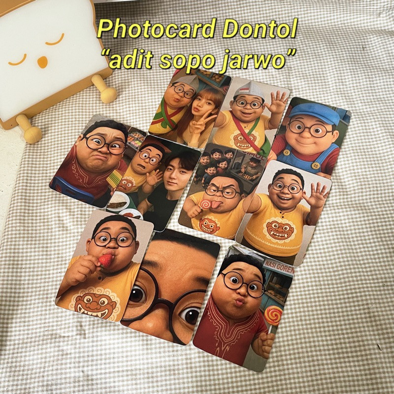 Jual Photocard Dontol Denis Adit Sopo Jarwo Anime Md Karakter Lucu ...