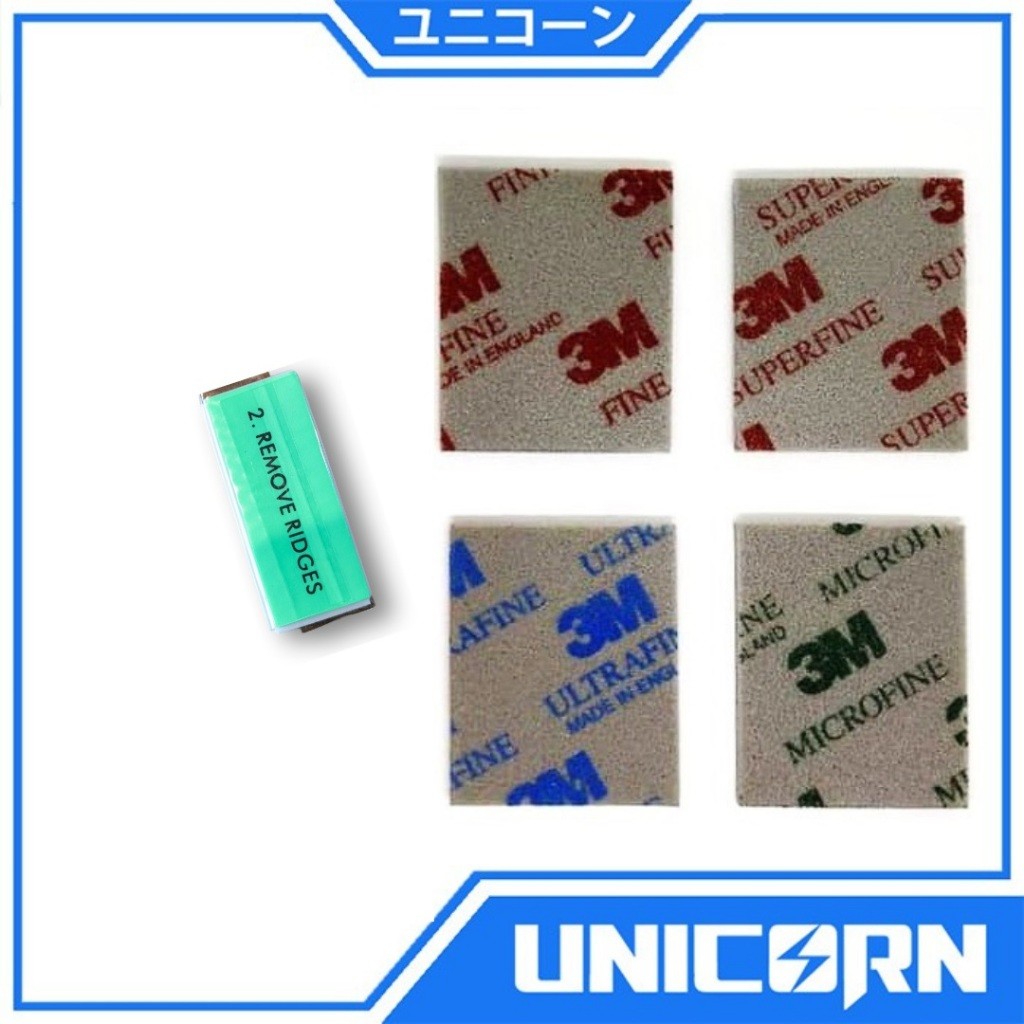Jual 3M Sanding Sponge Set + Polisher 4 Grade For Gundam Model Kit ...