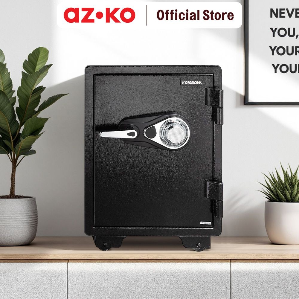 Jual AZKO Krisbow Brankas Tahan Api Yb-600Alp-C - Hitam Brangkas Safety ...