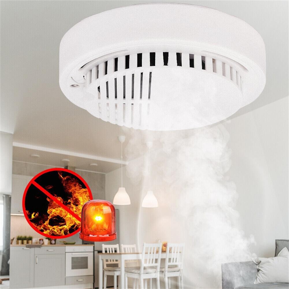 Jual Smoke Detector Alarm Alat Pendeteksi Asap Kebakaran 85dB | Shopee ...