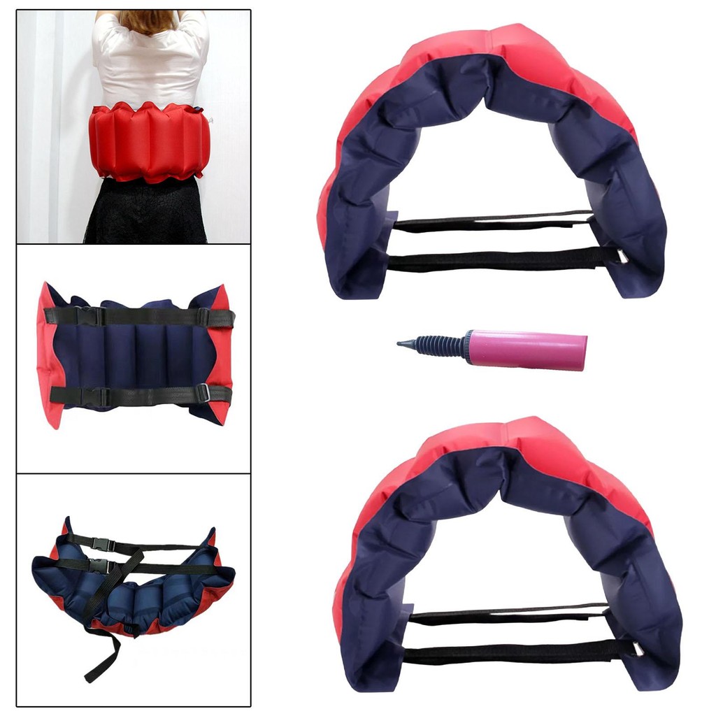 Jual Inflatable Swim Belt Back Float Swim Training Belt Device ...