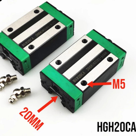Jual HGH20CA HGH 20 CA HGH 20CA LINEAR BEARING BLOCK MOTION BALL CNC ...