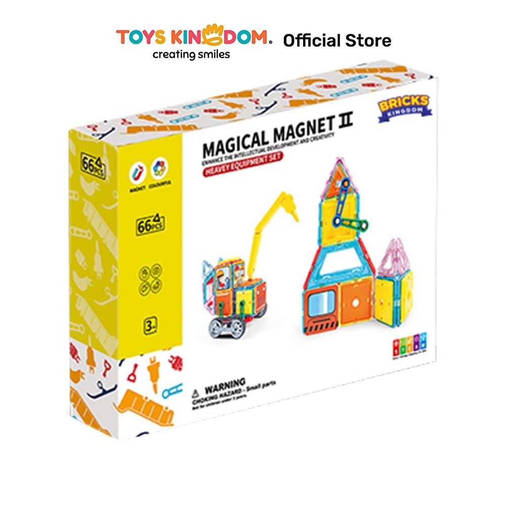 Jual Toys Kingdom Bricks Kingdom Set 66 Pcs Puzzle Magnetic Blocks Toy ...