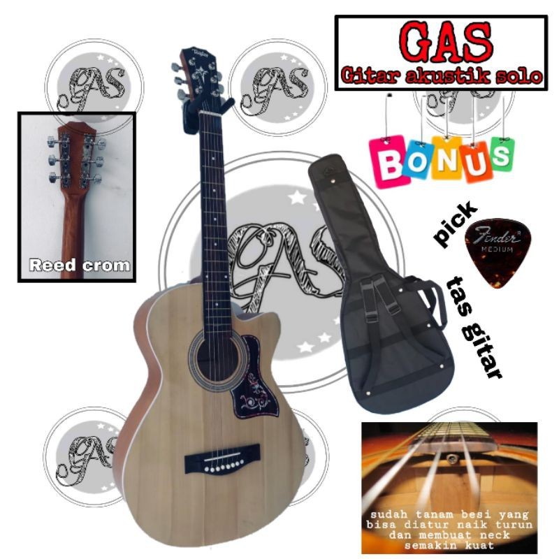 Jual CI31 Gitar akustik tanam besi | Shopee Indonesia