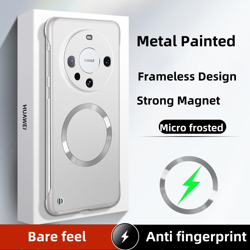 Jual Untuk Huawei Pura70 Ultra P60 P50 Mate30 40 50 60 Pro+ Case Slim Frameless Metal Painted ...