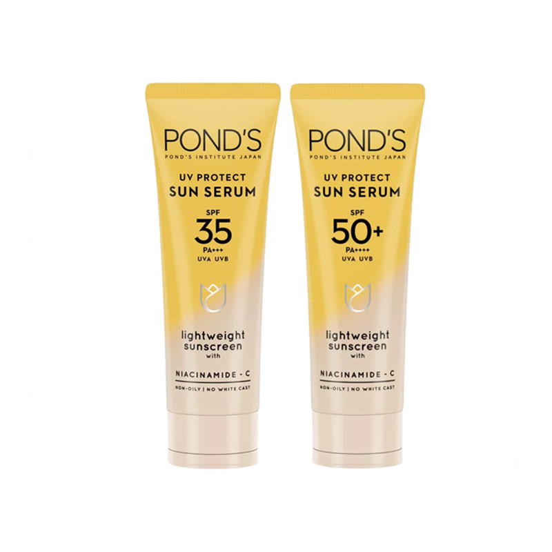 Jual POND'S UV PROTECT SUN SERUM SPF 50 PA+++ 30 G / SPF 35 PA+++ 30 G SADA MART | Shopee Indonesia