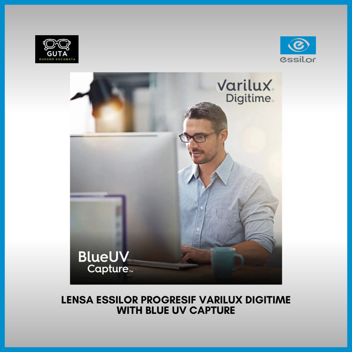 Jual Lensa Kacamata Progresif Crizal Essilor Varilux Digitime With Blue ...