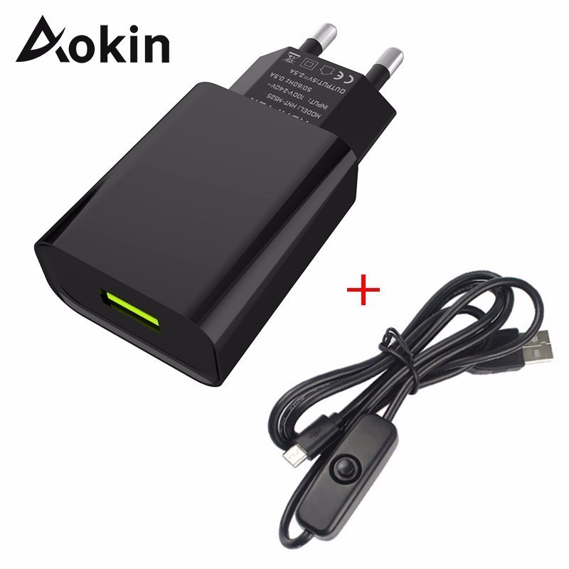 Jual For Raspberry Pi 3 Power Supply 5v 2.5a With Power Switch Micro ...