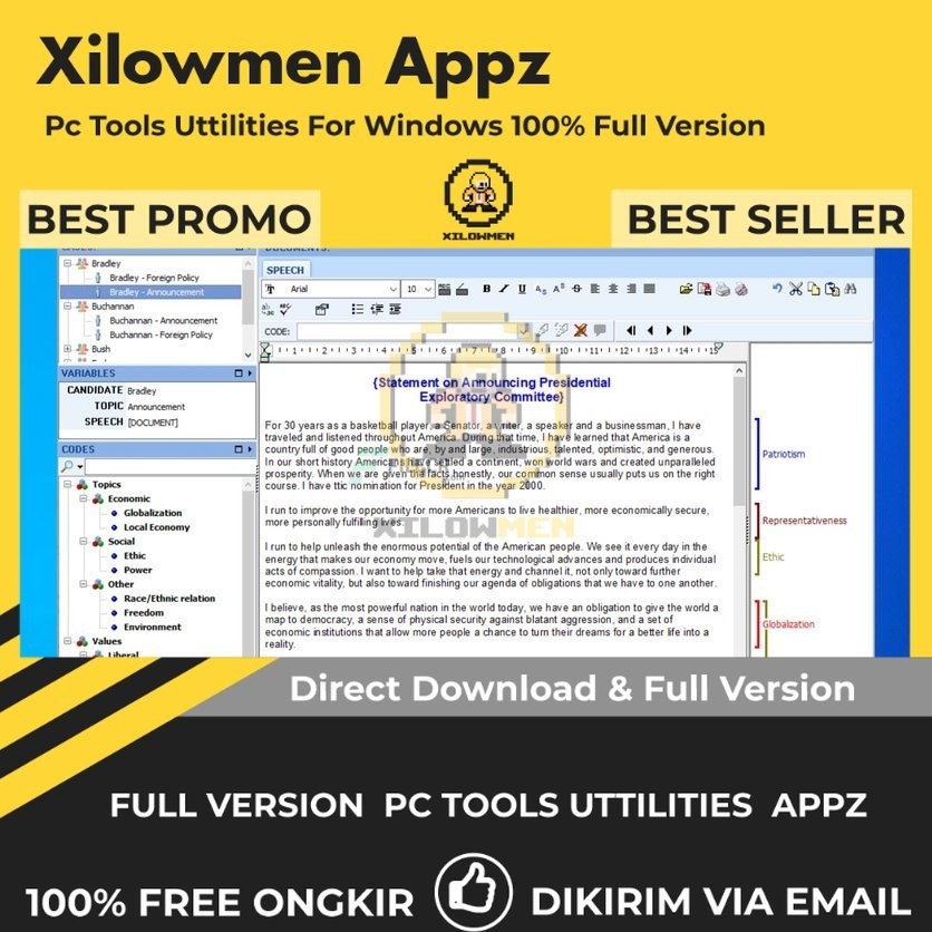 Jual [Full Version] Provalis Research QDA Miner Pro Lifetime - Analisis Data Kualitatif untuk ...