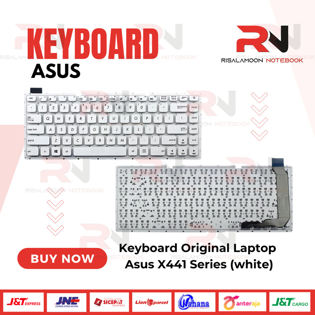 Jual Keyboard Laptop Asus X441 X441N X441NC X441SA X441SC X441UA PUTIH ...