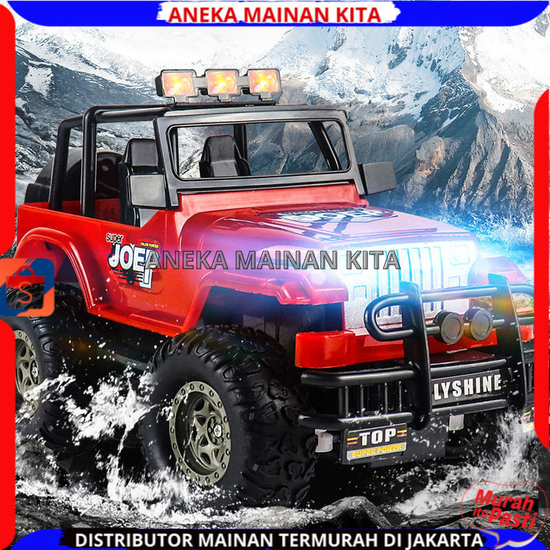 Jual Mainan Mobil Remote Control Jeep Rc Off-road dengan Lampu Remote Control Jeep Rc Off-road ...