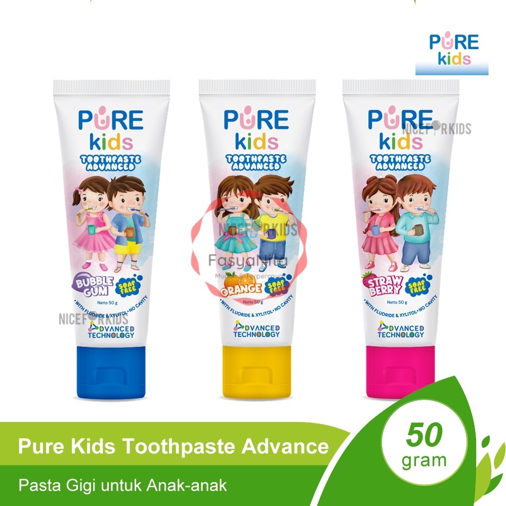 Jual Pure Kids Toothpaste Advance tanpa SLS 50 gr / Pasta Gigi Anak ...