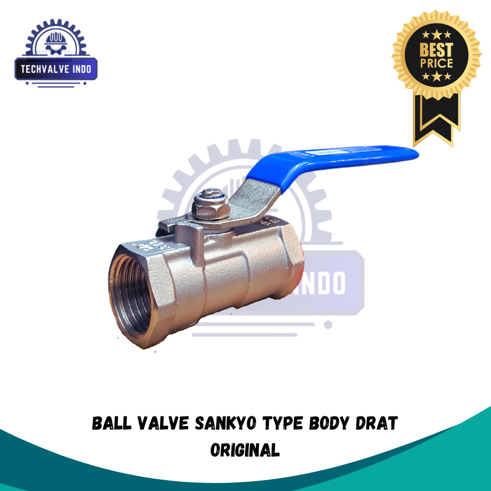 Jual STOP KRAN / BALL VALVE SANKYO 3" INCH TYPE BODY DRAT ORIGINAL | Shopee Indonesia