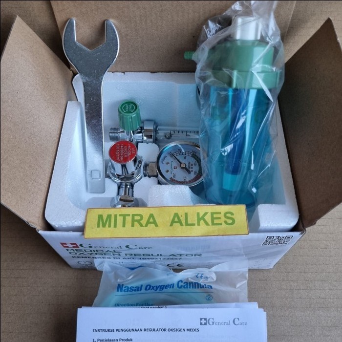 Jual Regulator Oksigen GENERAL CARE. Medical Oxygen Regulator GC ...