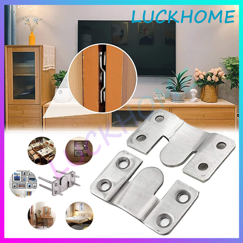 Jual Plat BESAR Braket Ambalan E Plat Gantung Meja dan Pigura Engsel ...