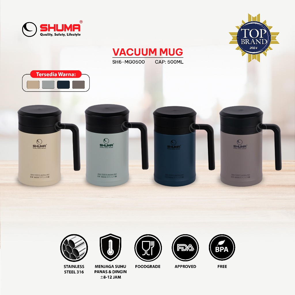 Jual SHUMA S/S 316 Vacuum Mug 500 ML | Shopee Indonesia