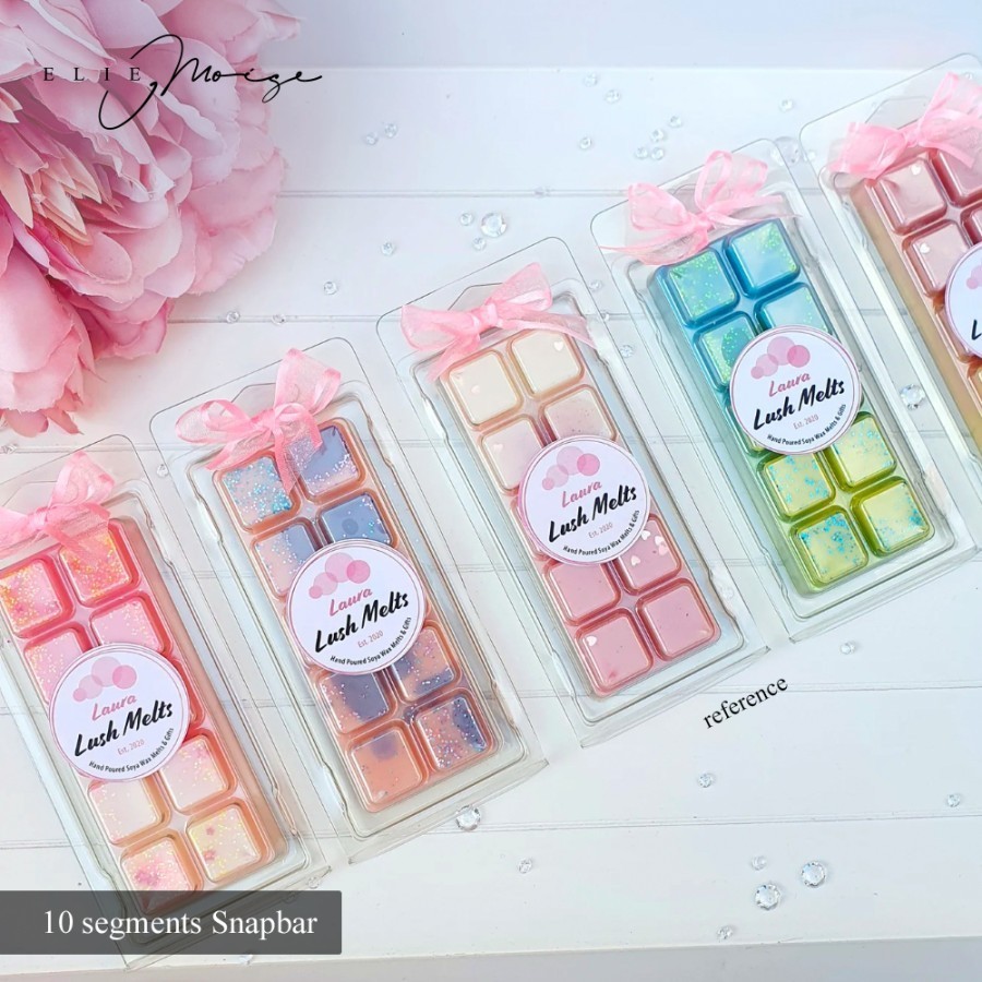 Jual PET Plastik Kotak Mika untuk no wick Wax Melt Cetakan Clam Shell ...