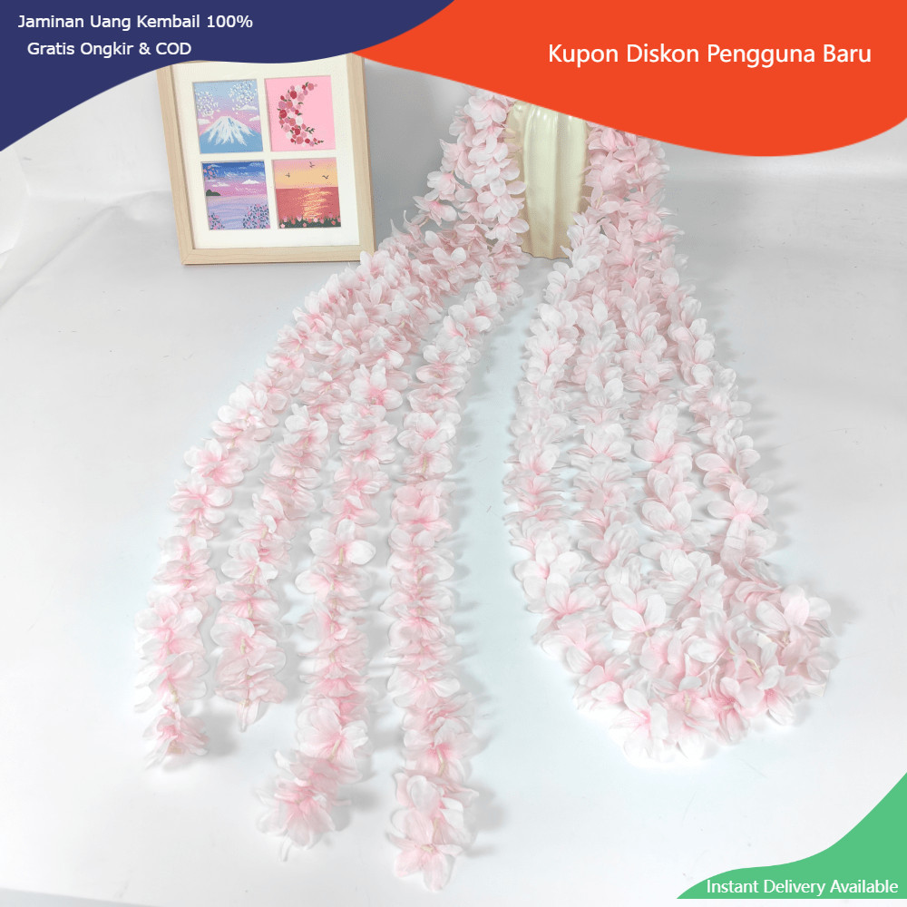 Jual Bunga Anggrek Buatan Tali untuk Dekorasi Taman Pernikahan Rumah ...