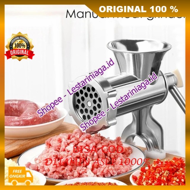 Jual Alat Penggiling Daging Meat Mincer Manual Besi Alat Penggiling ...