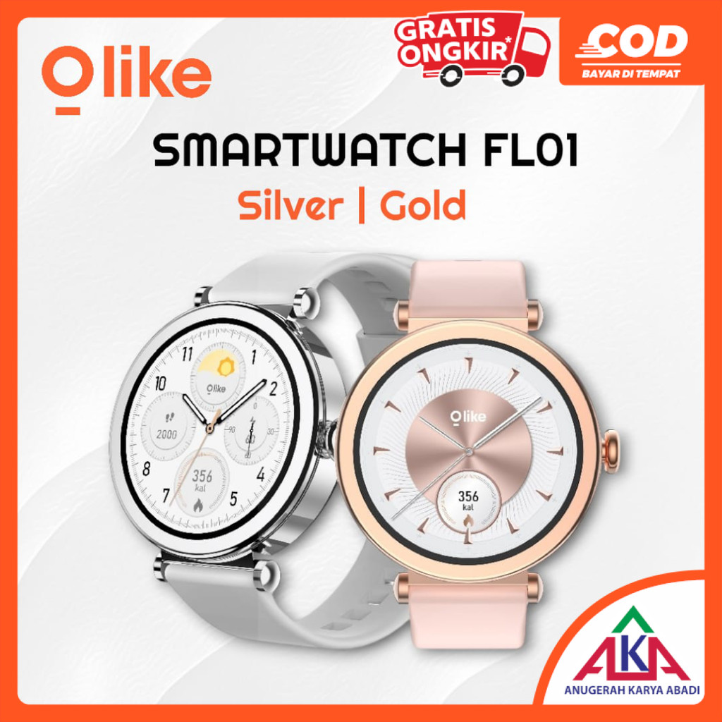 Jual OLIKE Smartwatch FL01 Jam Tangan Pintar HD Display Bluetooth Sport ...