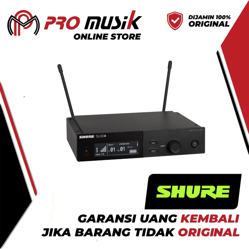 Jual Shure SLXD4 - Digital Wireless Single Receiver Original | Shopee Indonesia