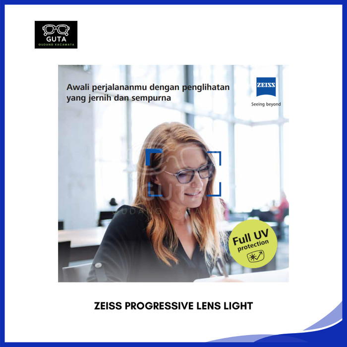 Jual Lensa Kacamata Zeiss Progresif Light 3Dv Clear Original | Shopee ...