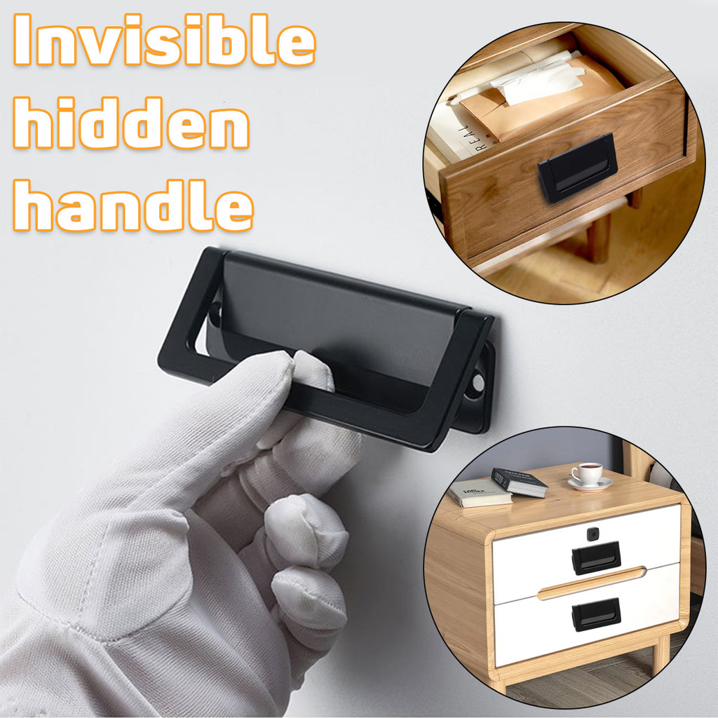 Jual Handle tarikan laci Gold Serbaguna Recessed Persegi Kotak Tarikan ...