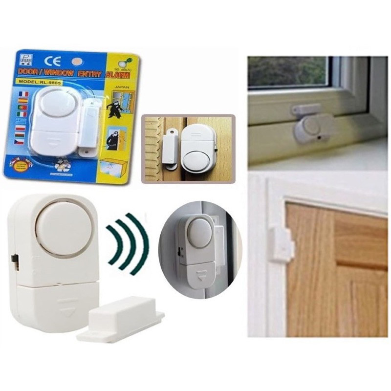 Jual (GTT) Alarm Pintu Anti Maling Door Window Entry Alarm Bunyi Sensor ...